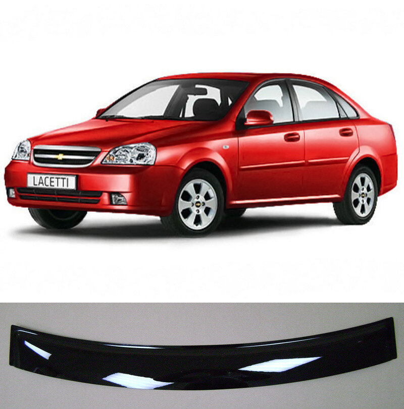 Дефлектор заднего стекла Ветровик Козырёк Спойлер для CHEVROLET Lacetti седан 2004-2013 / Gentra 2013~Шевроле Лачети Дэу Гентра