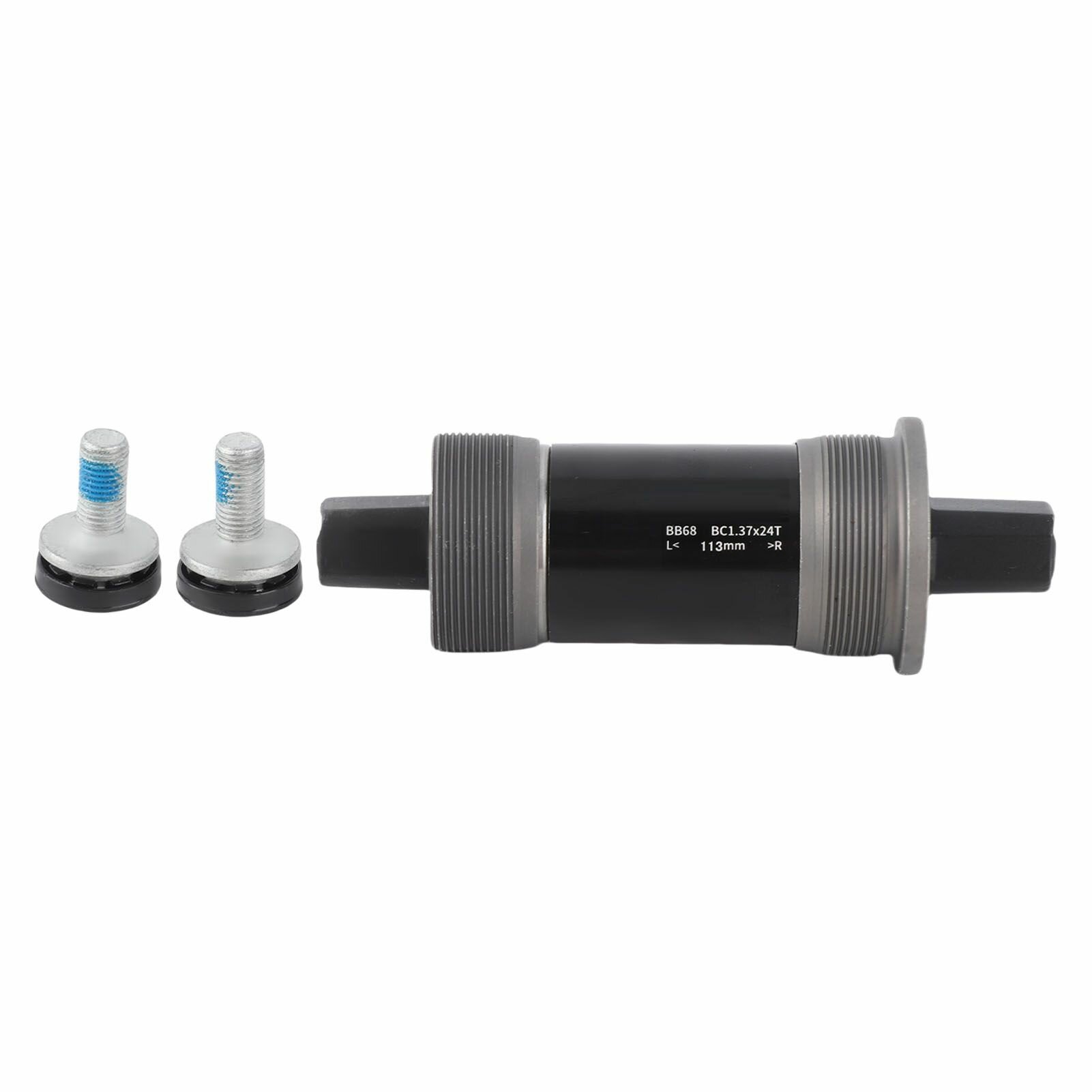 68-миллиметровая герметичная каретка с квадратным коническим металлическим подшипником 113 мм для горного велосипеда, прочная замена шатунов с винтами