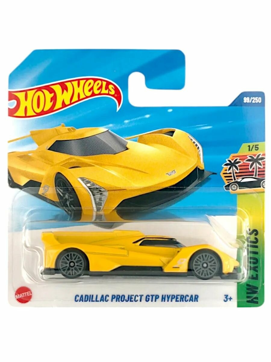 HYX40 Hot Wheels машинка металлическая игрушка коллекционная масштабная модель Cadillac Project GTP Hypercar Кейс 2025