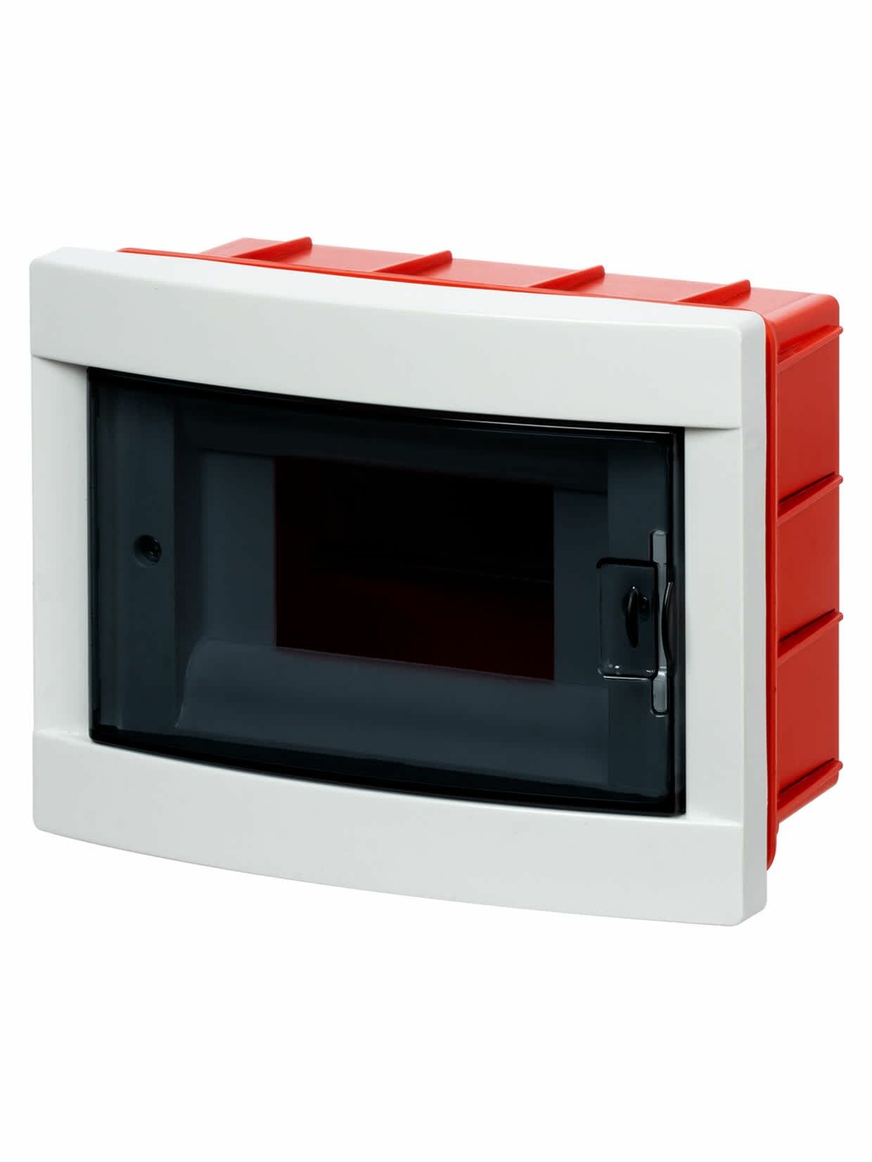 Щит распределительный встраиваемый 185х140х100 мм, 6 модулей, пластик, IP41, TDM