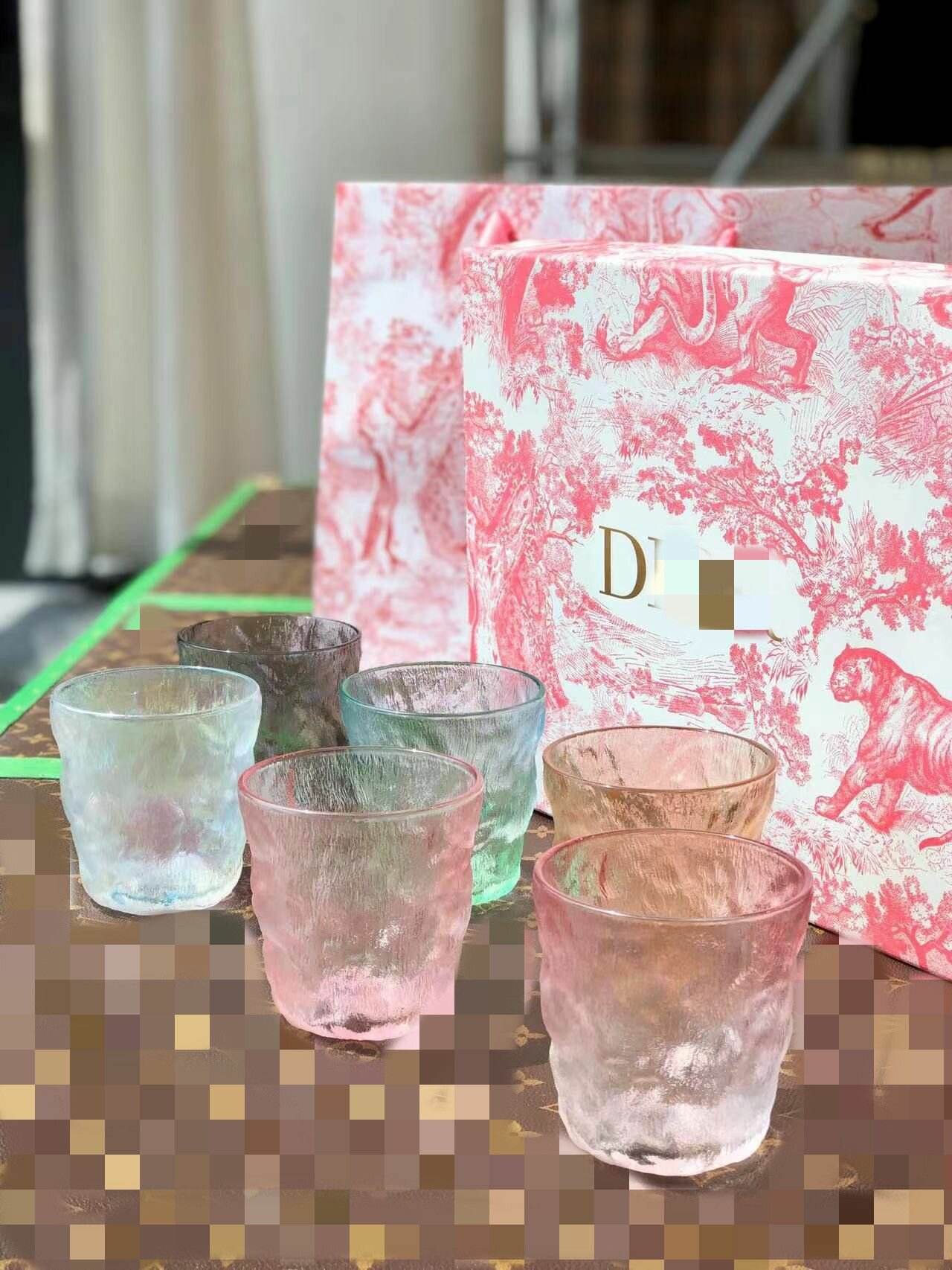 Ywy. горячиеХрустальная пивная кружка, шесть