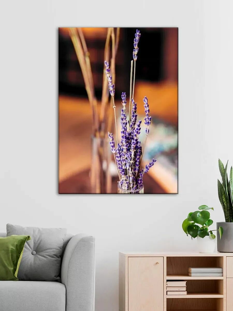 Картина на стену "Лавандовые поля", 30х40 см