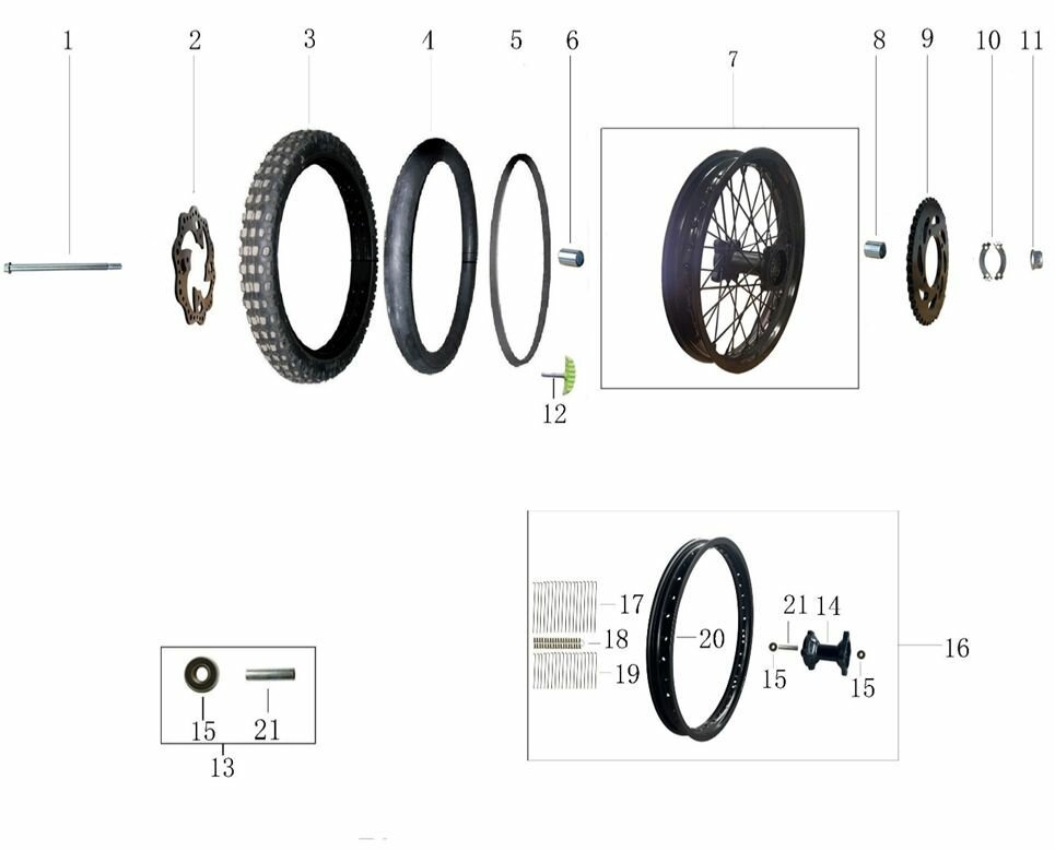 Оригинальный диск задний для PROMAX FIDET 145E.190E.145E PRO.190E PRO. R14