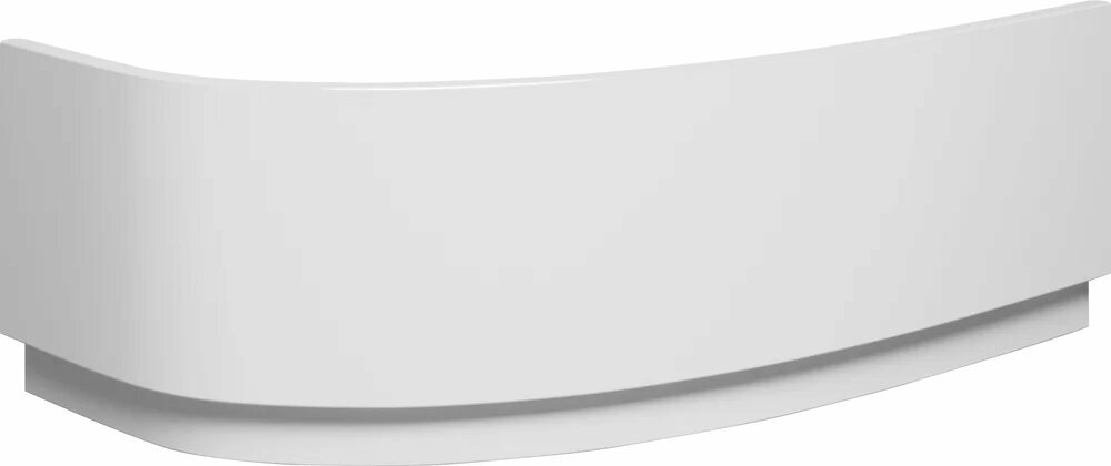 Экран Riho ARYL L акриловый, белый, экран под ванну, левый, прямоугольный