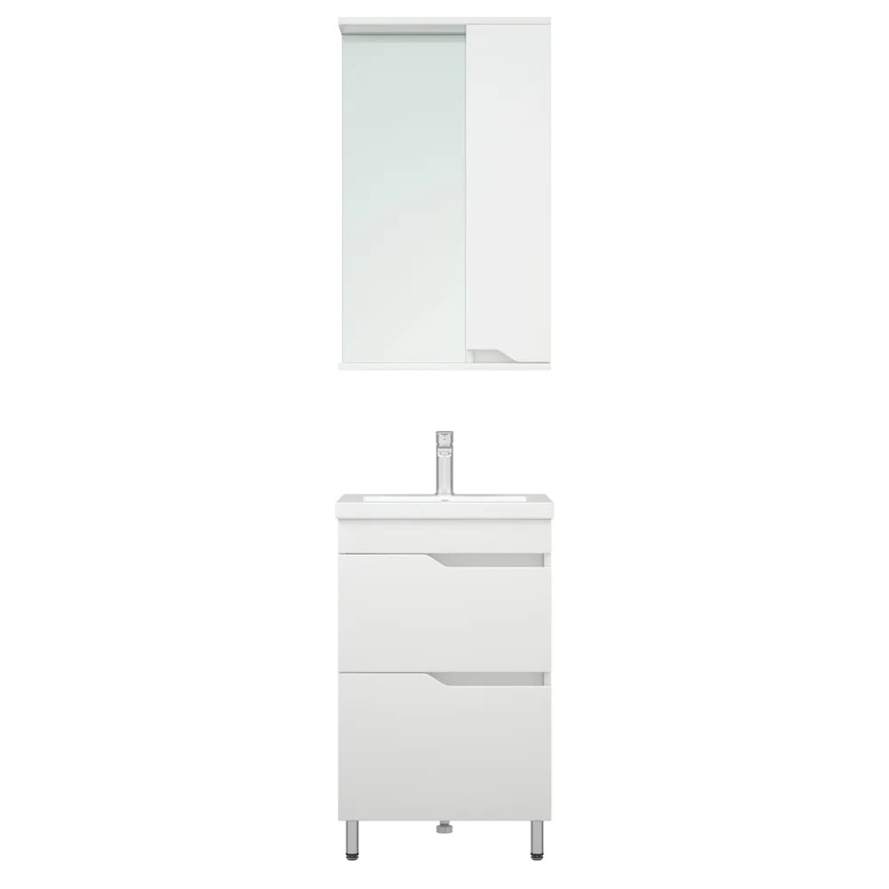 Мебель для ванной комнаты Corozo Теона Z2 50 белая