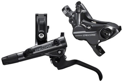 Тормоз дисковый передний Shimano Deore M6100 j-kit M6120 4поршн. полимерн. кол, 1000м