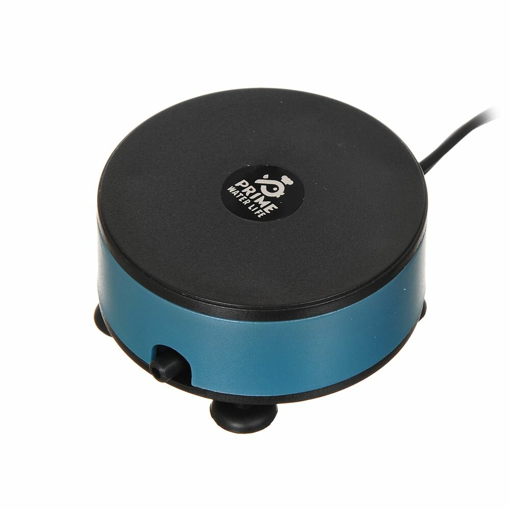 Компрессор аквариумный Prime сверхтихий серия AERO, 200мл/мин, 1,5 Вт, до 50л