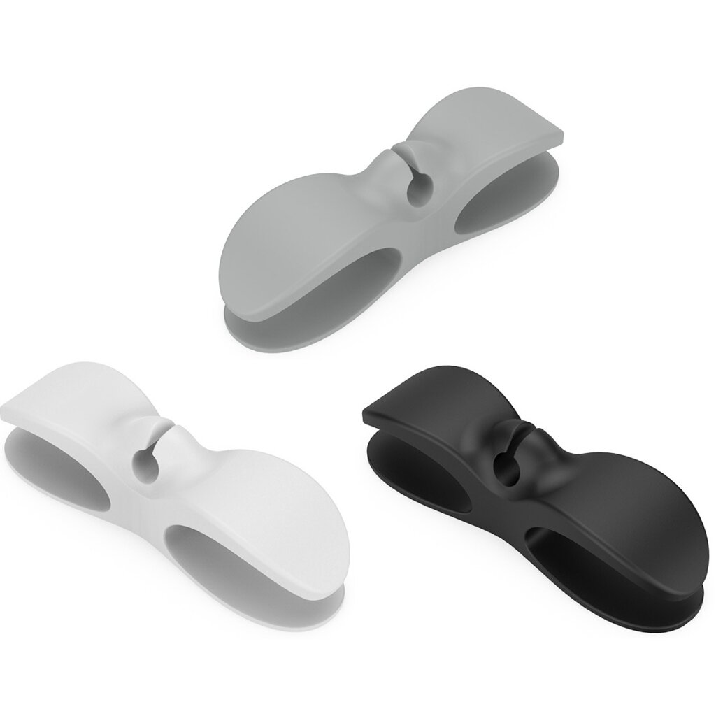 Силиконовые зажимы для проводов с клейкой основой для дома и офиса