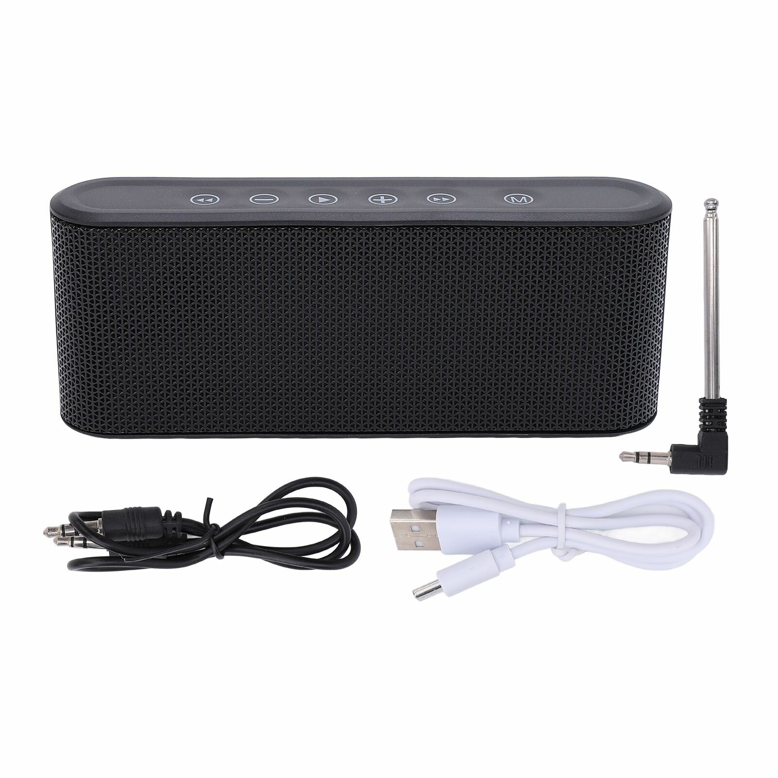 Bluetooth-динамик с радио, Hi-Fi стерео, басовый сабвуфер, портативные двойные колонки, для дома, вечеринки, улицы