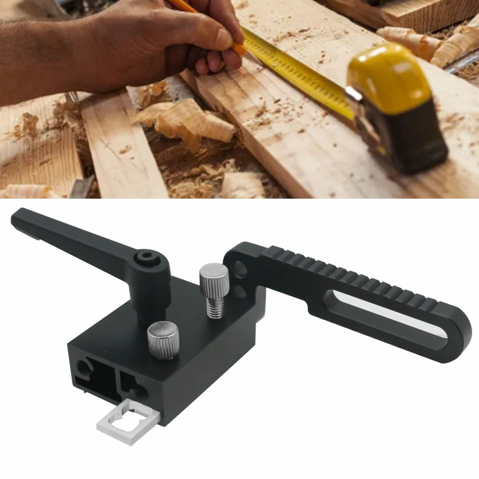 Упор откидной алюминиевый с блокировкой