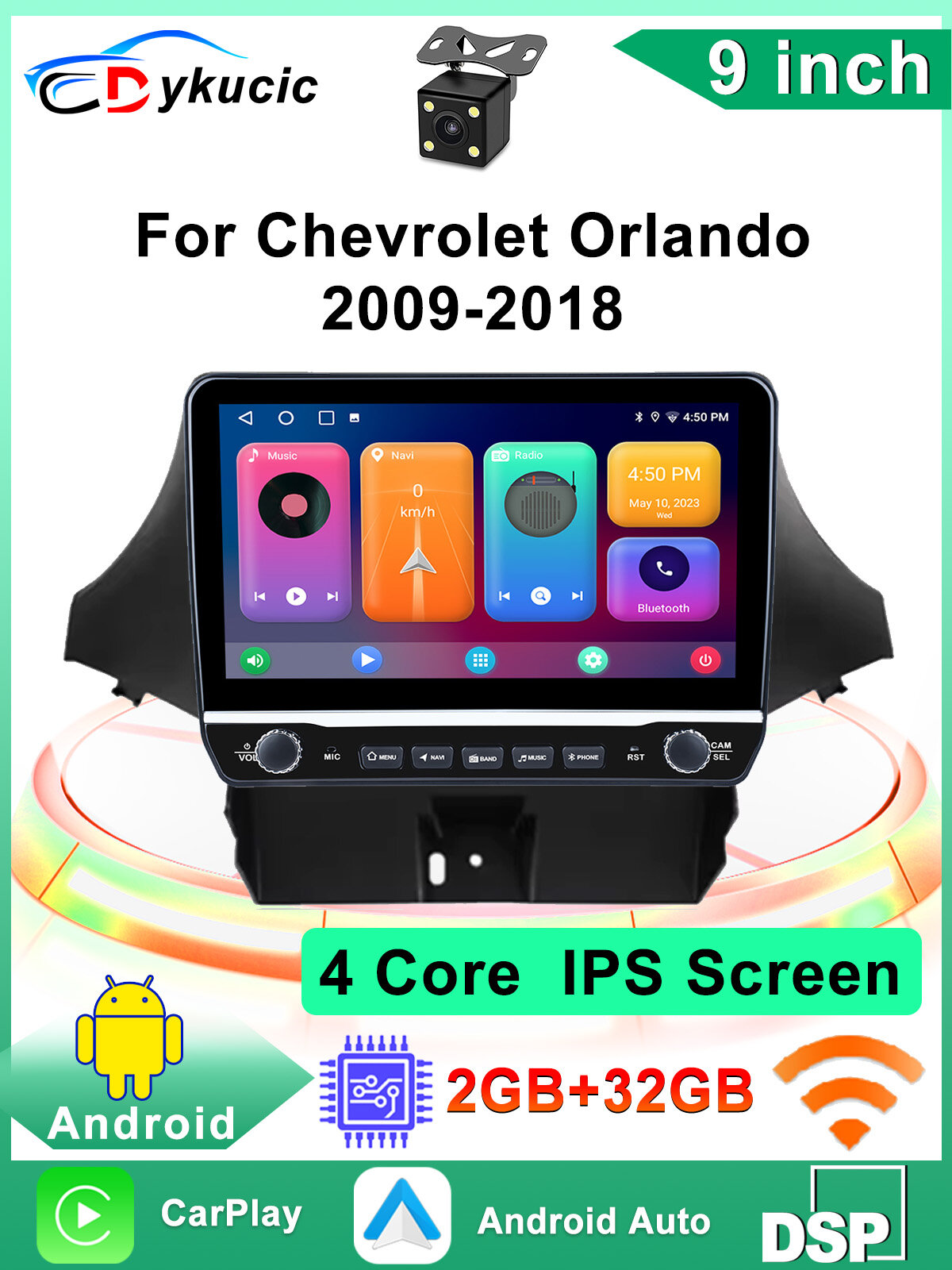 Магнитола для Chevrolet Orlando 2009-2018