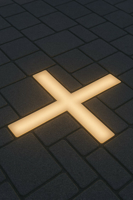 Светодиодная брусчатка: Маркер парковки LED, влагозащита IP68