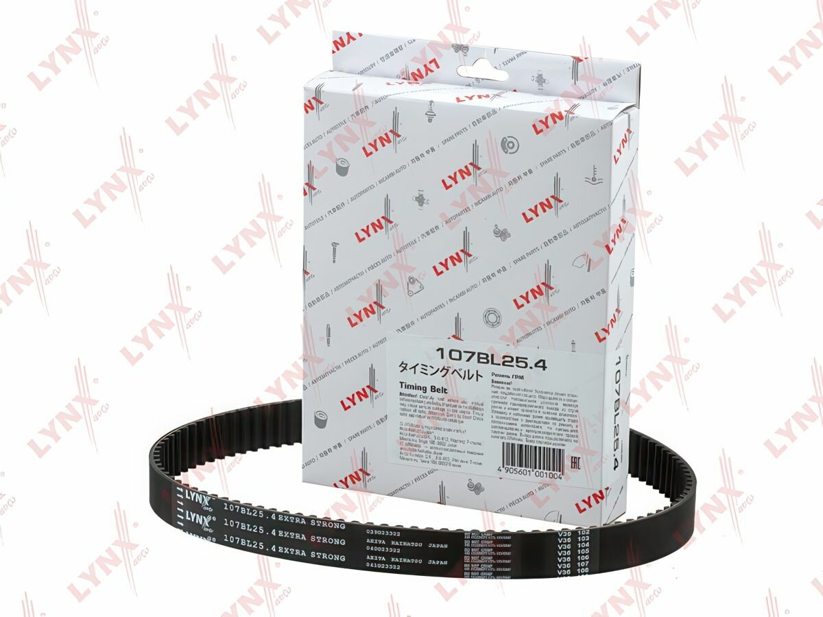 Ремень ГРМ, для Шевроле Матиз, Спарк, Дэу Матиз, Митсубиси Кольт 5, Лансер 6 арт 107BL254 LYNXAUTO