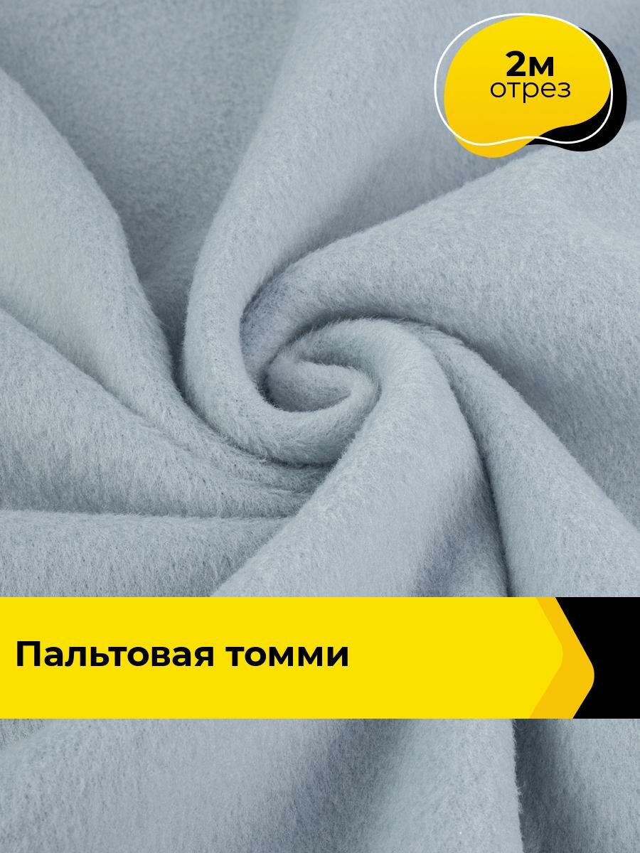 Ткань для шитья и рукоделия Пальтовая "Томми", отрез 2 м * 150 см, цвет голубой