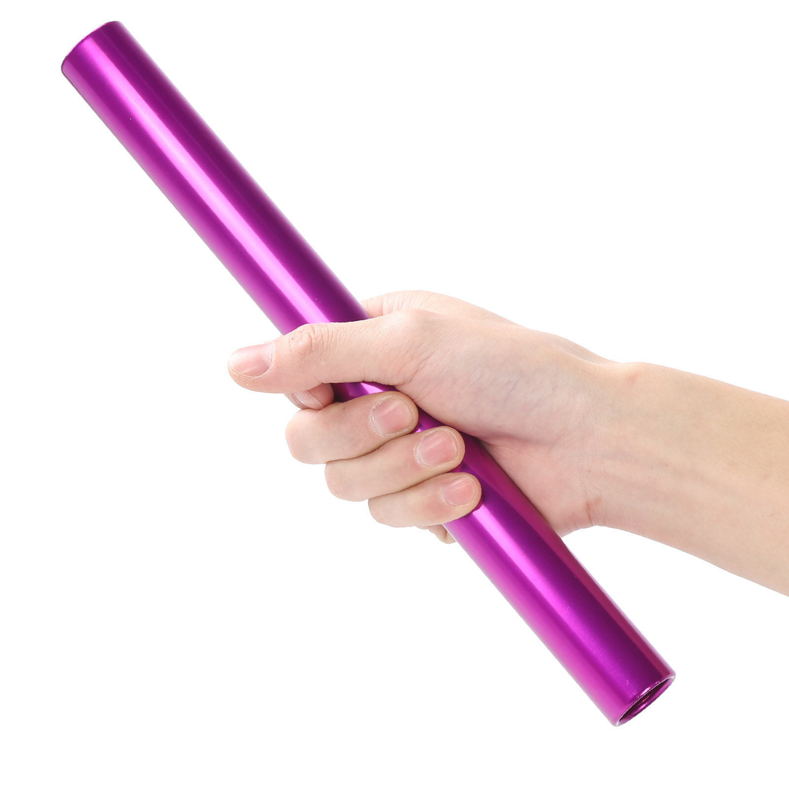 3 шт. алюминиевый сплав гальванизированные эстафетные палочки для легкой атлетики и спринта, фиолетовые