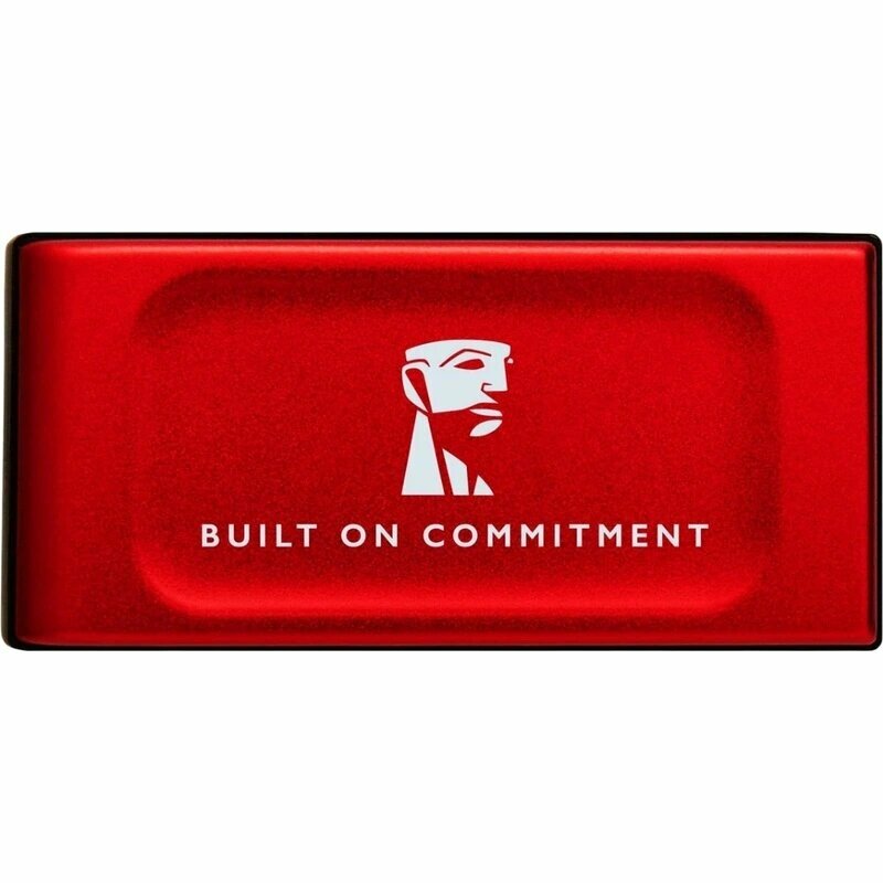 Портативный SSD Kingston External SSD XS1000R,1000GB, Type-C/A, USB 3.2, Red