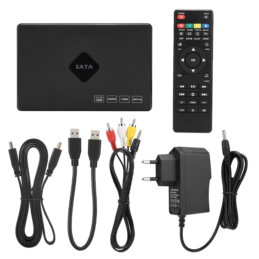 2.5 inch Full HD SATA Hard Disk Player Music Image Video 120G Memory