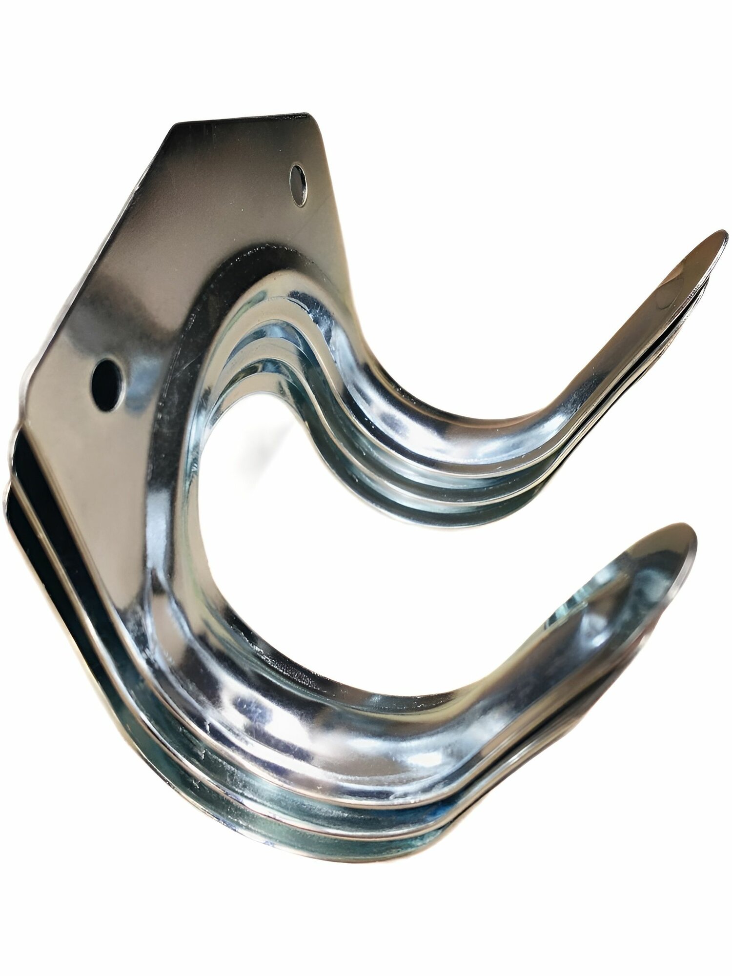 Крючки для садовых инструментов 3шт, прочные из оцинкованной стали с саморезами