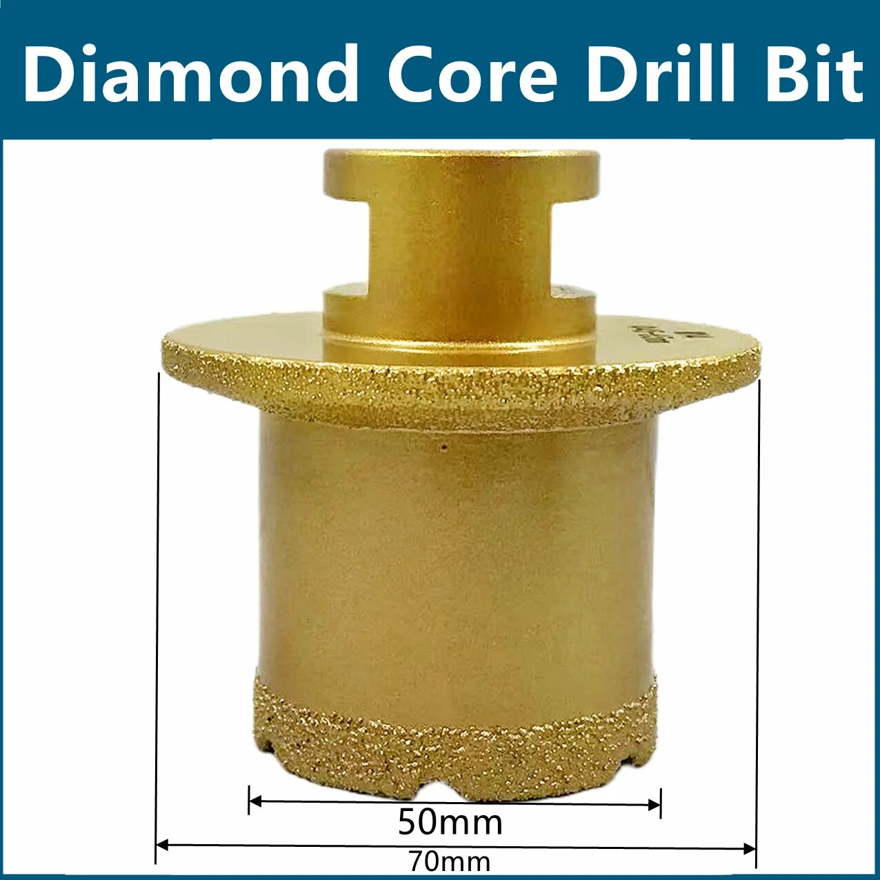 RSMXYO Алмазное колонковое буровое долото для плитки M14 50-70mm A