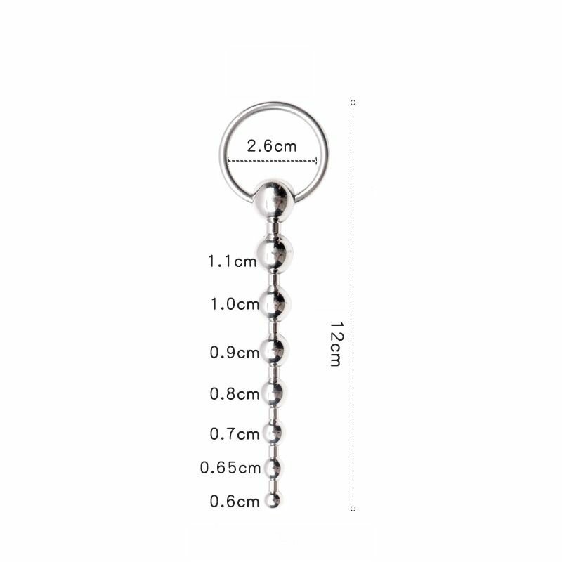 1/3шт. Расширитель уретральный Полый расширитель уретры из нержавеющей стали с эрекционным кольцом Товары для взрослых.