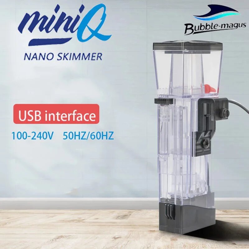Bubble magus Mini Q Nano Internal Protein Skimmer аквариумный фильтр для соленой воды мини-аквариум, Mini Q