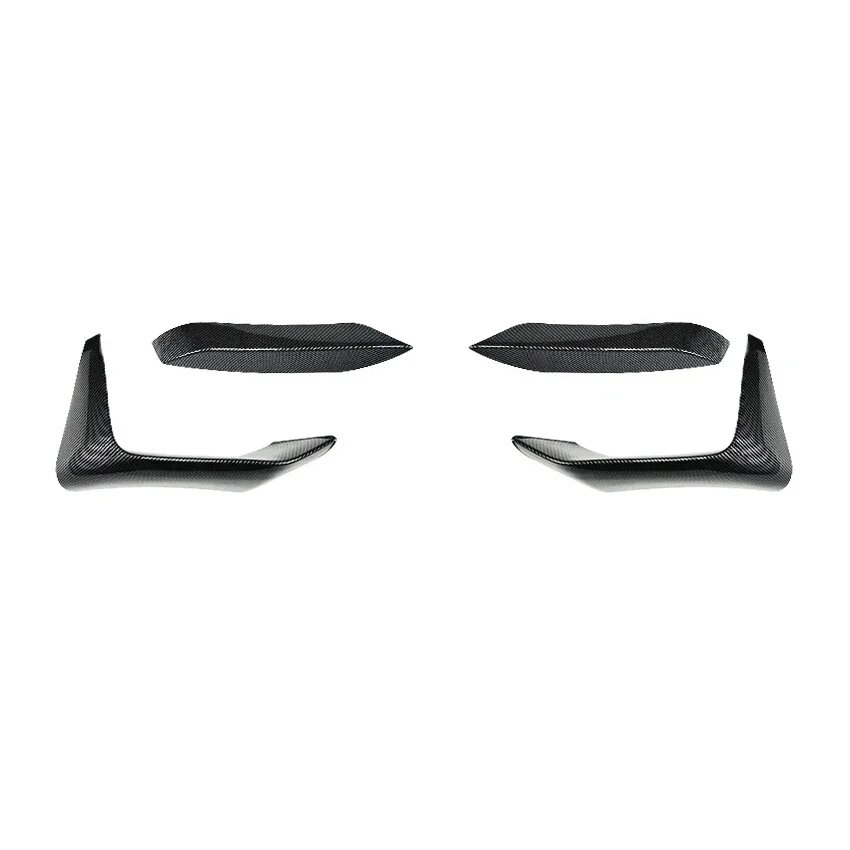 Автомобильный передний бампер, противотуманная фара, накладка на гриль, сплиттер воздушного лезвия, боковой спойлер, боди, комплекты для BMW 3 4 серии M3 M4 F80 F81 F82 F83 2013-2020 Carbon Look