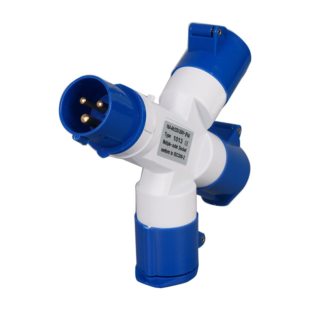 16A 2/3-проводной разветвитель для автодомов