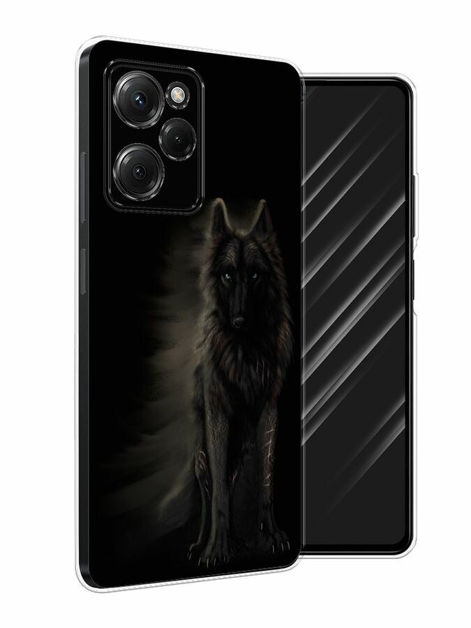 Чехол на Xiaomi Poco X5 Pro 5G / Сяоми Поко X5 Про 5G с принтом "Туманный волк"