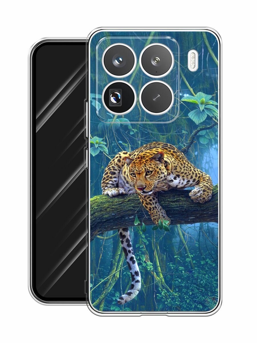 Чехол на Xiaomi 15 Pro / Сяоми 15 Про с принтом "Леопард охотник" — фото 1