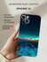 Чехол на Apple iPhone 14 / Айфон 14 с принтом "Закат в горах"