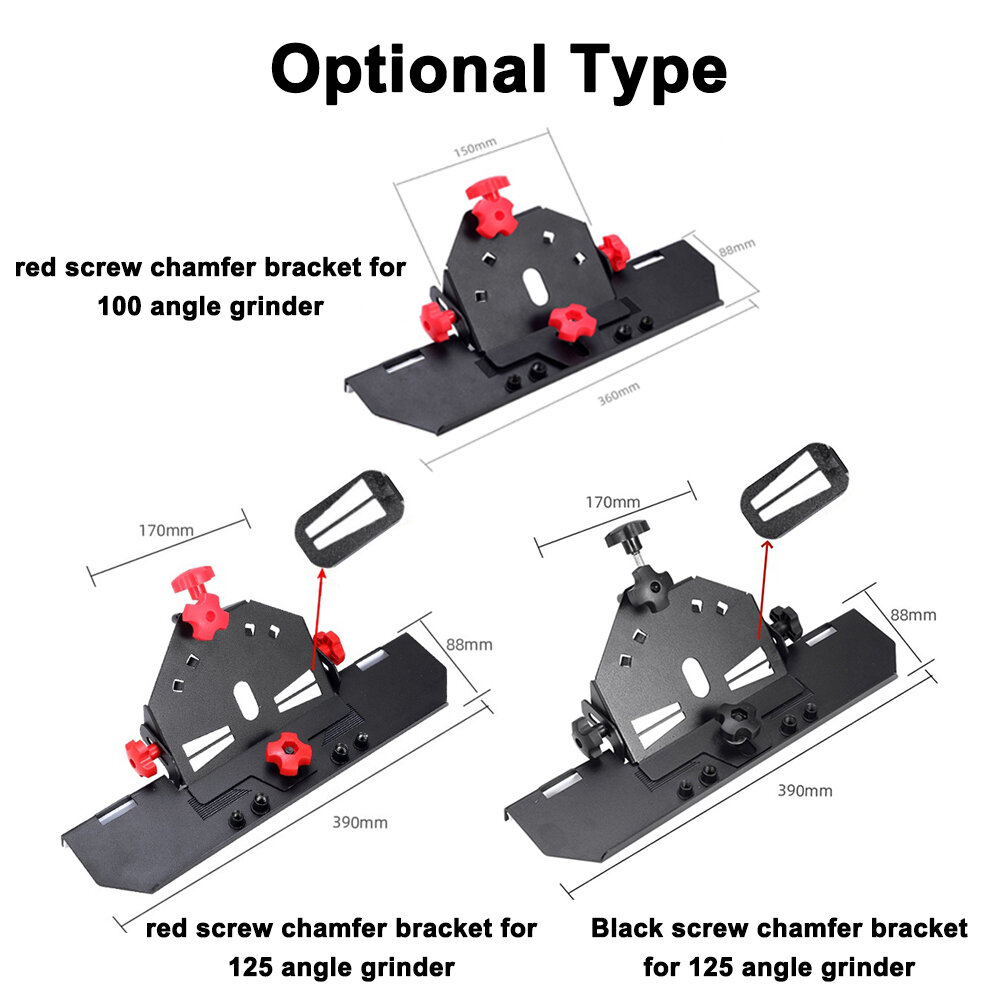 Кронштейн для УШМ, угол 45°, направляющая для резки плитки
