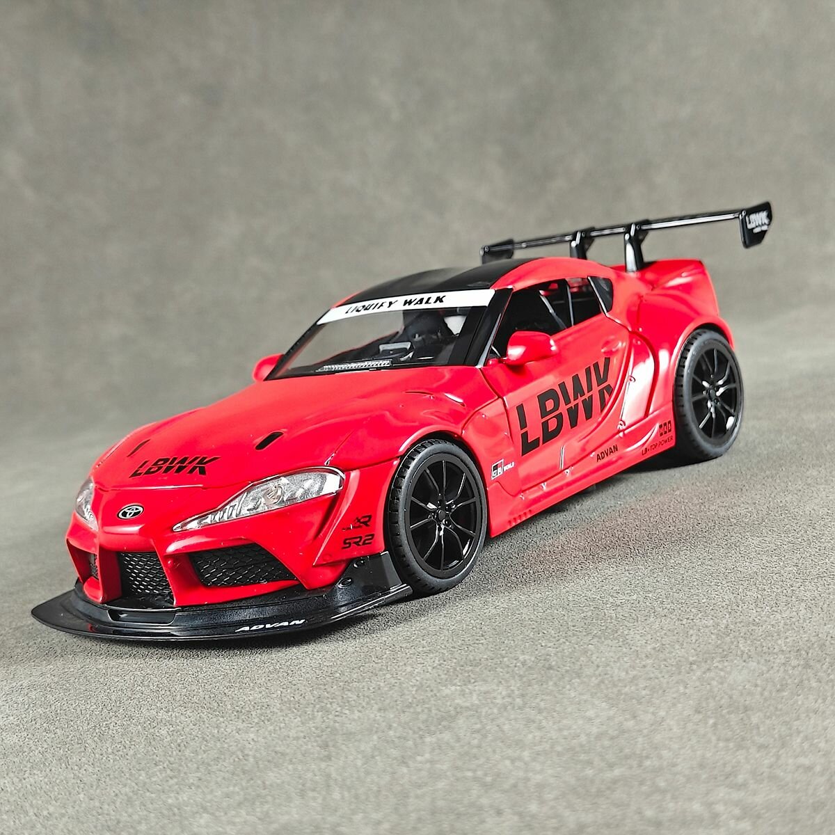 Игрушечная машинка 1:22 Toyota Supra Супер гонки Металлические коллекционные модели детские игрушки