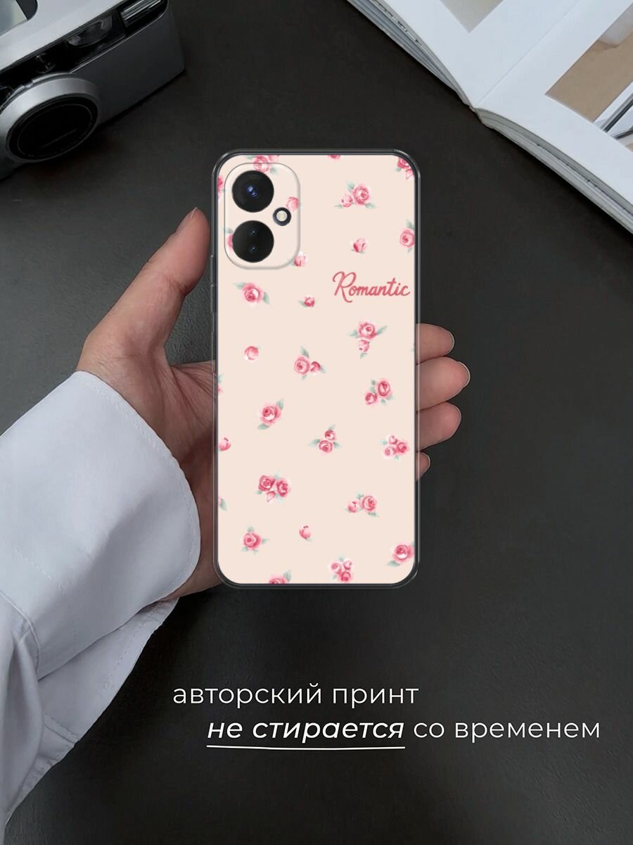 Чехол на Tecno Spark 9 Pro / Техно Спарк 9 Про с принтом "Romantic" — фото 1
