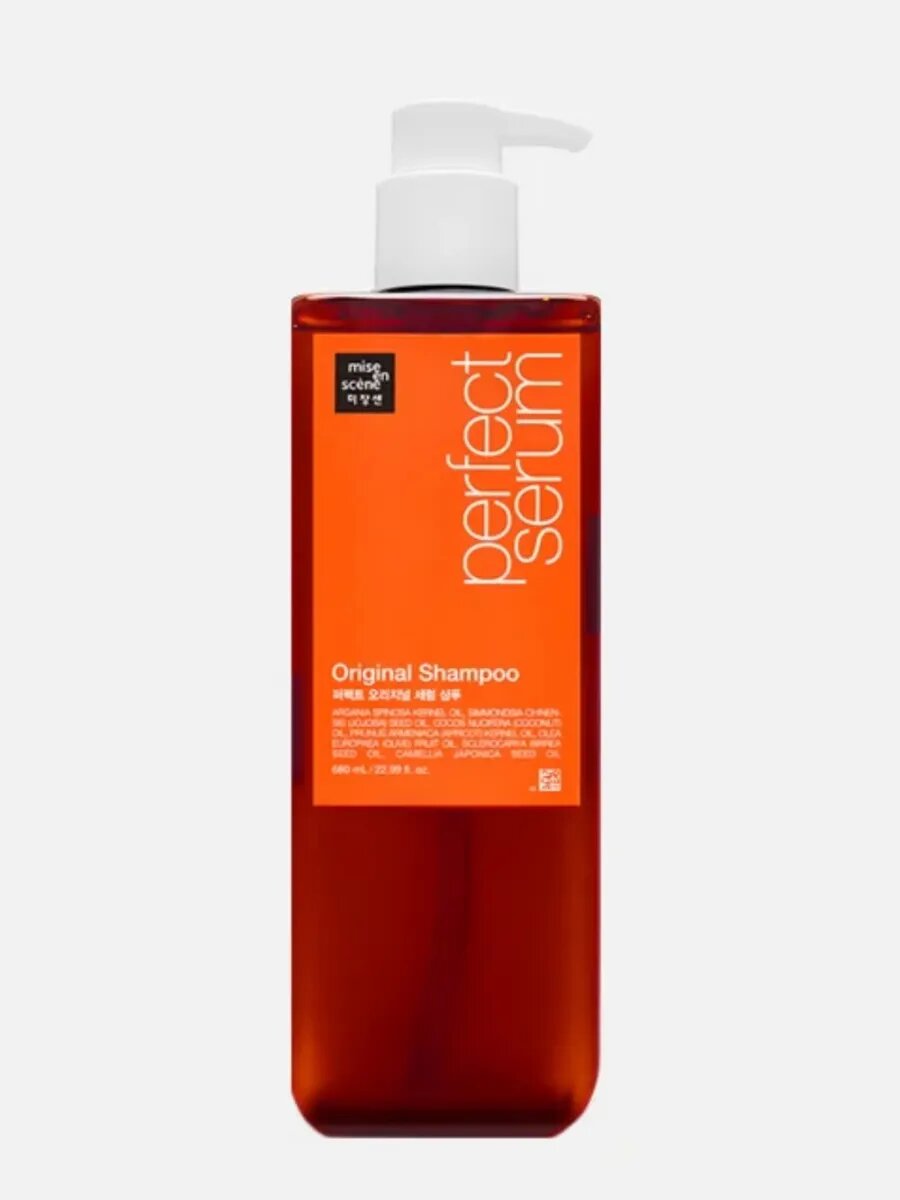 Восстанавливающий шампунь для волос MISE EN SCENE perfect serum original shampoo