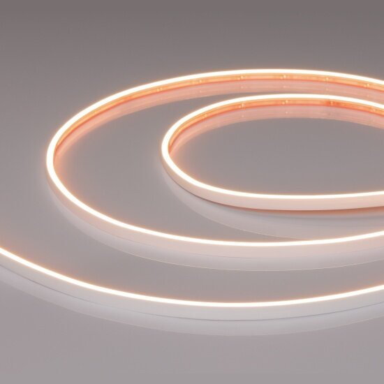 Светодиодная лента герметичная Arlight VELA-M240-2.5x6mm 24V Warm3000 (5 W/m, IP65, 5m) (, узкая)