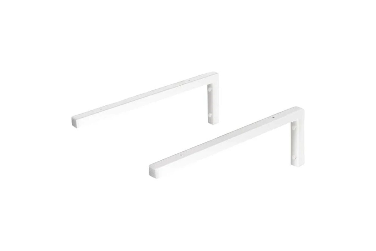 Primo&Mensa кронштейн металлический Г-образный 15x45, белый цвет PM-GD1.1.9003MG для мебели