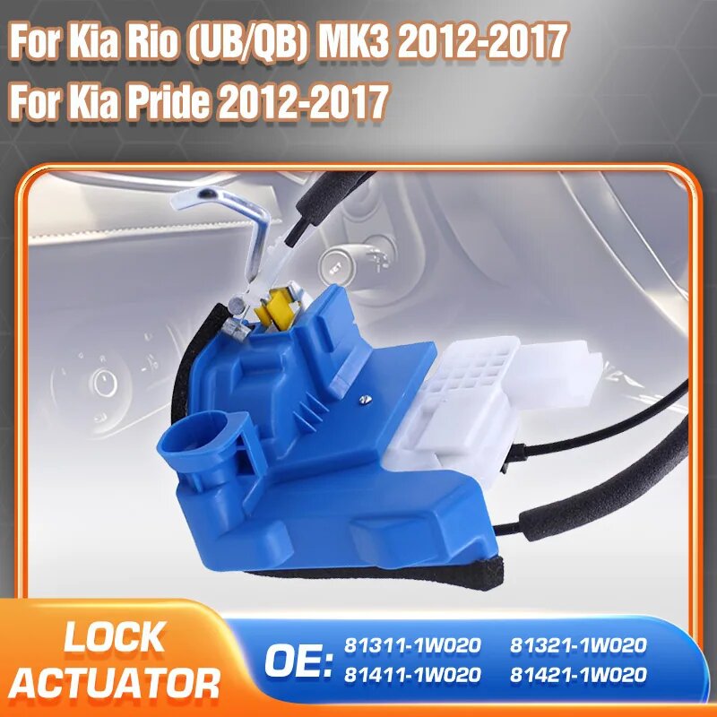 Привод замка передней и задней двери для Kia Rio Pride 2012 2013 2014 2015 2016 2017 Rear Left