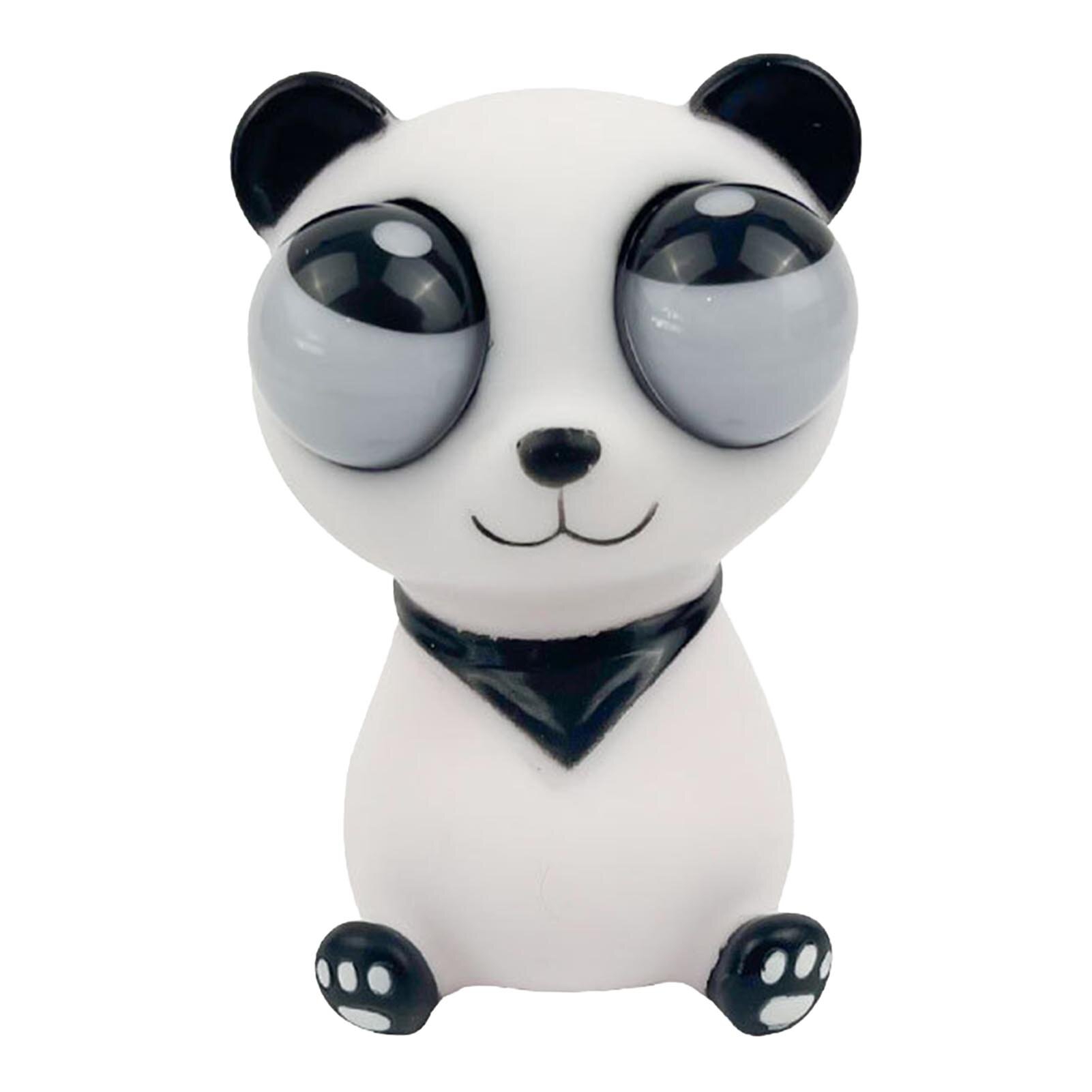 Игрушка «Панда с выпученными глазами», приятная на ощупь, мягкая, забавная, снимающая стресс игрушка для детей и взрослых.
