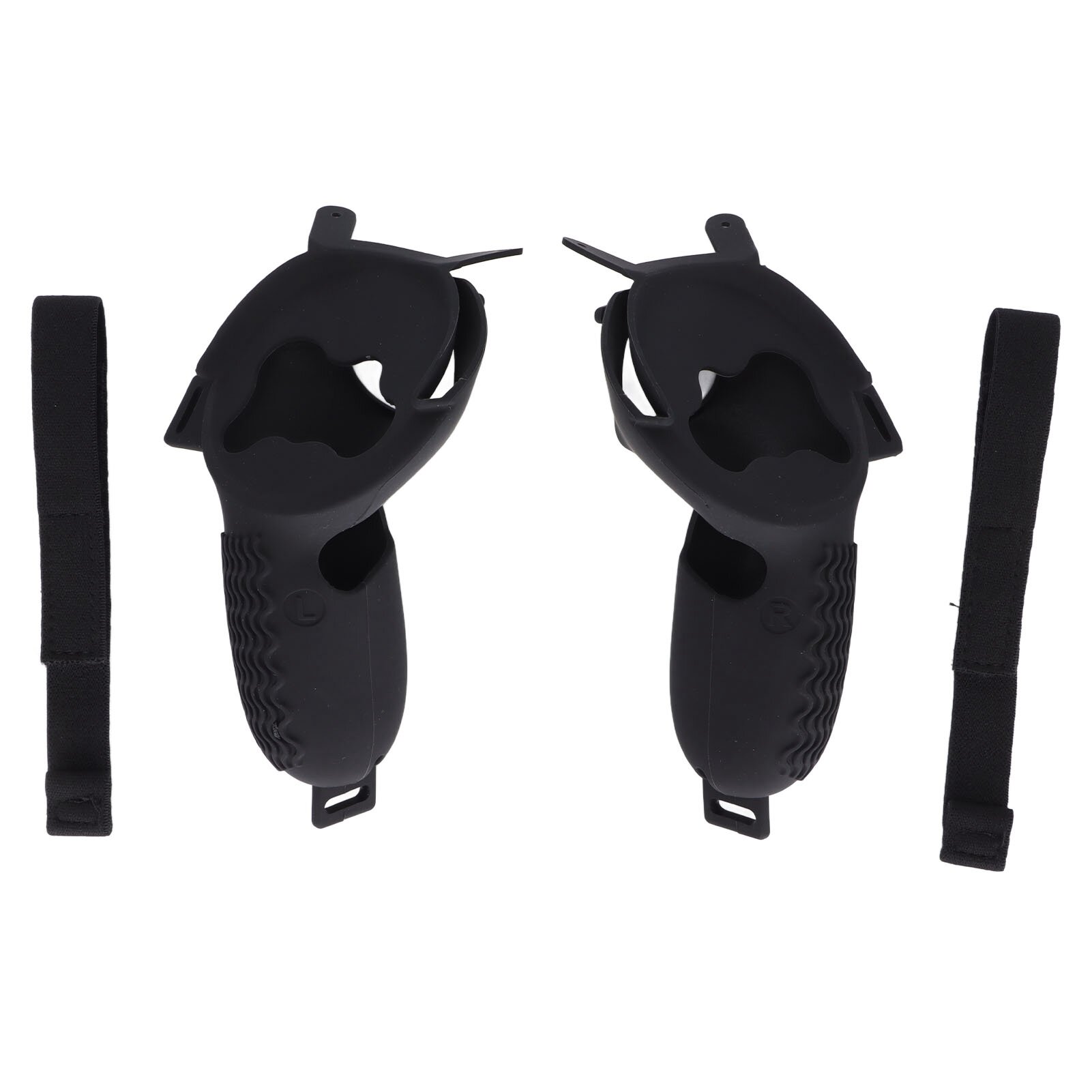 Защитный силиконовый чехол для контроллеров Oculus Quest 2, черный.