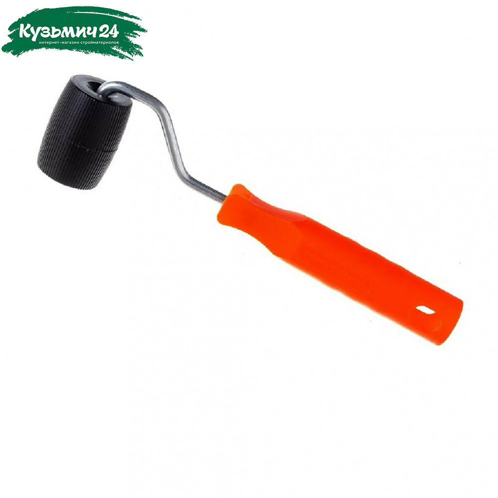 Валик прижимной Decor Black Edition 138-0004 Бочка для прикатки обоев, длина 60 мм, резина, 2 шт.