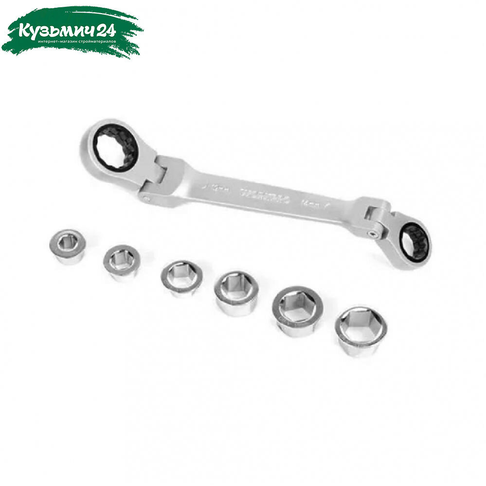 Ключ гаечный Workpro WP202569 универсальный, поворотный 8-17 мм