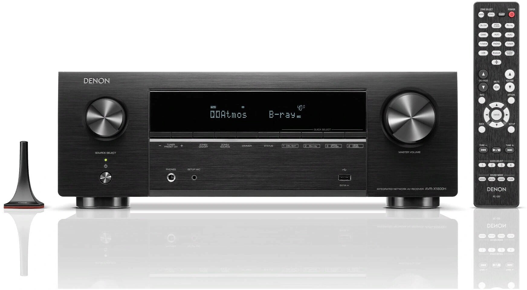 Ресивер AV Denon AVRX-1800HBK 7.2 черный