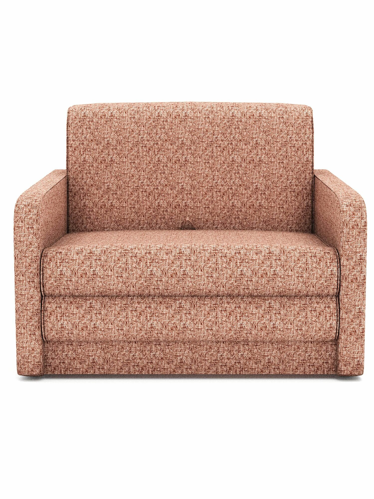 Кресло-кровать раскладное 100 см, мягкие локти, флок №70 / олмп