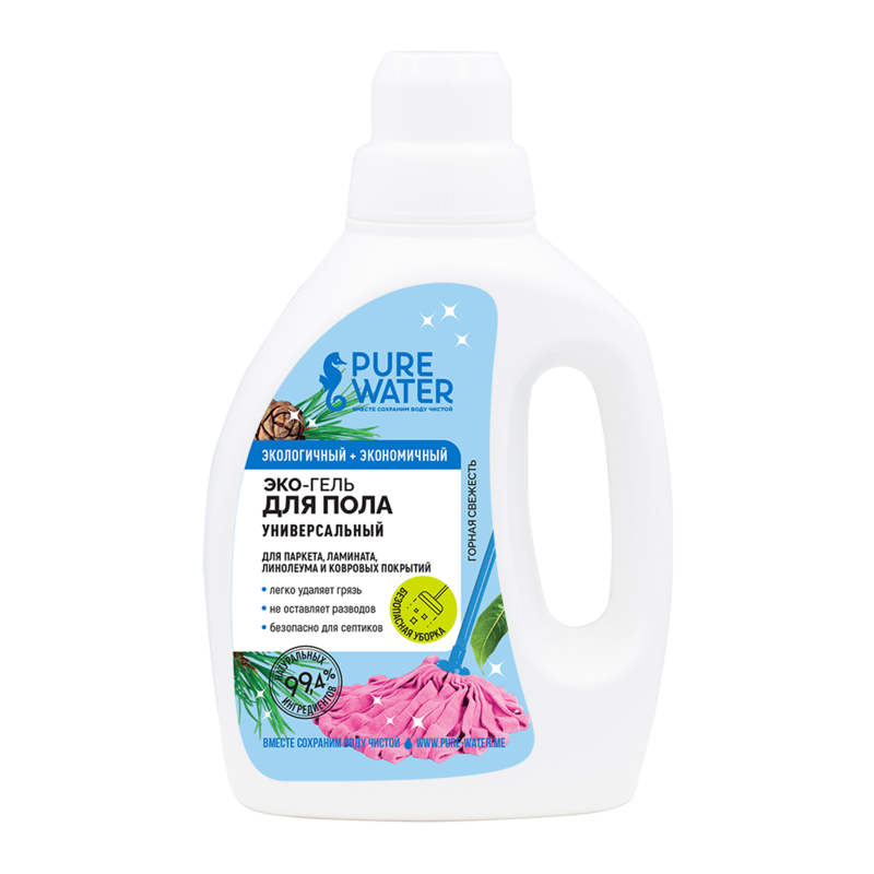 МиКо гель для мытья пола "Горная свежесть" "Pure Water" 1 л