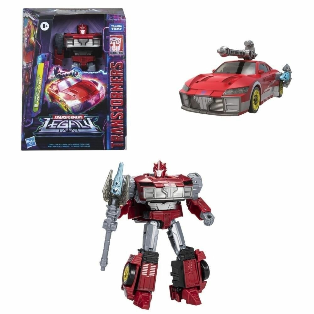 Трансформеры Hasbro Игрушка Generations Legacy Deluxe Prime Universe Knock-Out 5,5 дюйма (14 см) F3031
