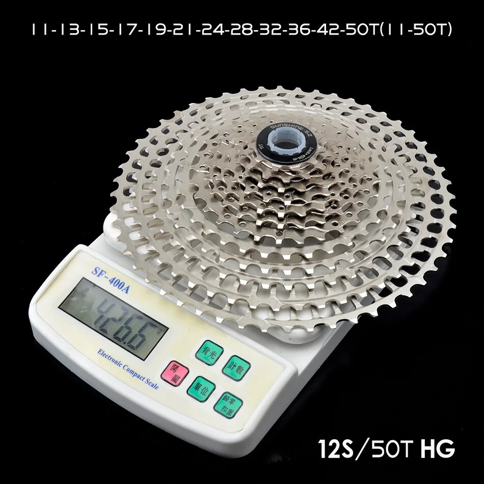 GOLDIX SUNSHINE Ultralight MTB Кассета 11-52T 11/12 скоростей