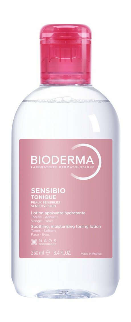 Bioderma Sensibio Tonique, Тонизирующий успокаивающий лосьон для чувствительной кожи лица с аллантоином, 250мл