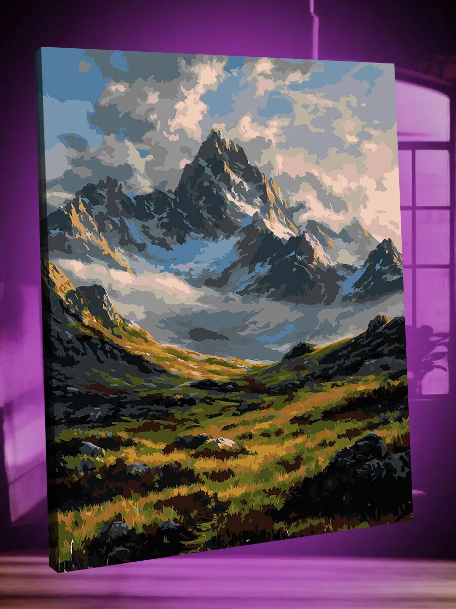 Картина по номерам Горы