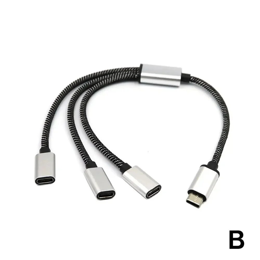 USB-C адаптер 3 порта, Цвет B