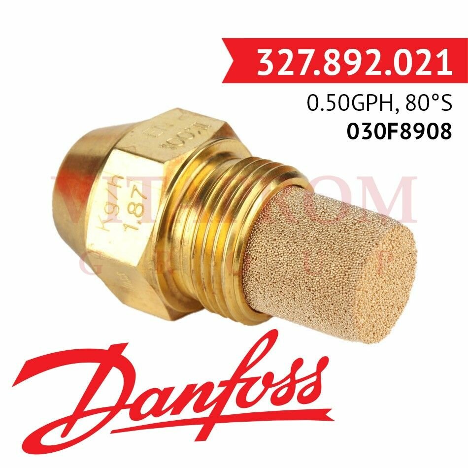 Форсунка Danfoss 0.50GPH, 80S, 030F8908 — фото 1